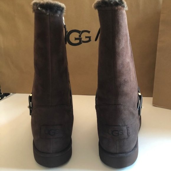 UGG | Shoes | Ugg Classic Berge Genuine Shearling Suede Boot | Poshmark